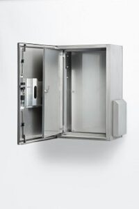 Pole-Mounted Stainless Steel Field Cabinets - IP Enclosures